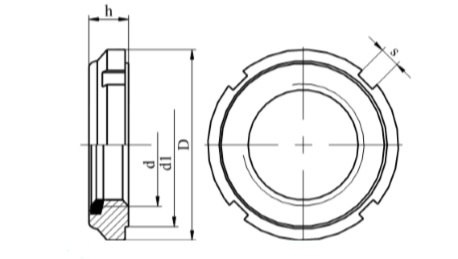 Nakrętka łożyskowa samokontrująca M35x1.5 AN86 1sz - Sklep Neron